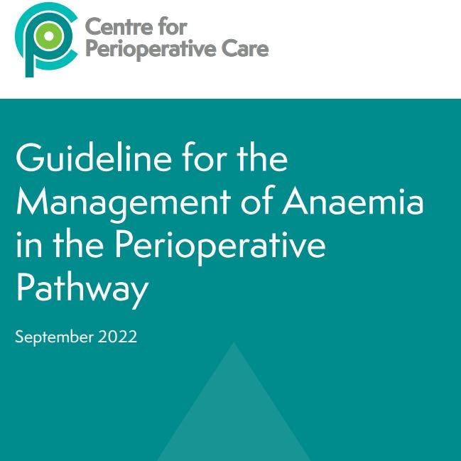 CPOC Publish Updated Anaemia Guideline | Centre for Perioperative Care